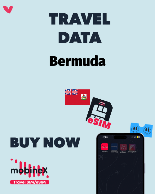 3 GB data - 30 days - Bermuda, eSIM | MobineX